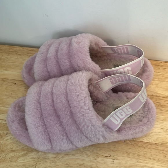 UGG | Shoes | Ugg Pink Fluff Yeah Slippers | Poshmark